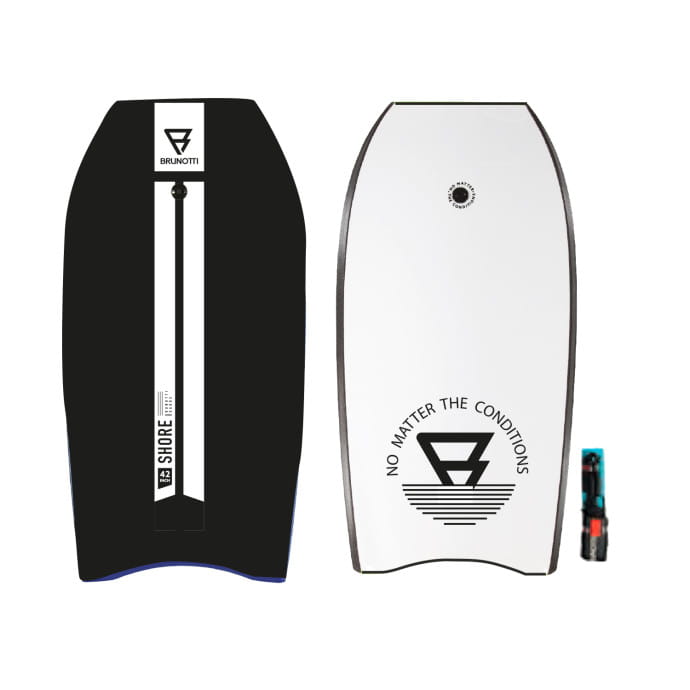BODYBOARD BRUNOTTI SHORE 42" BLACK 2022 SURFOTEKA